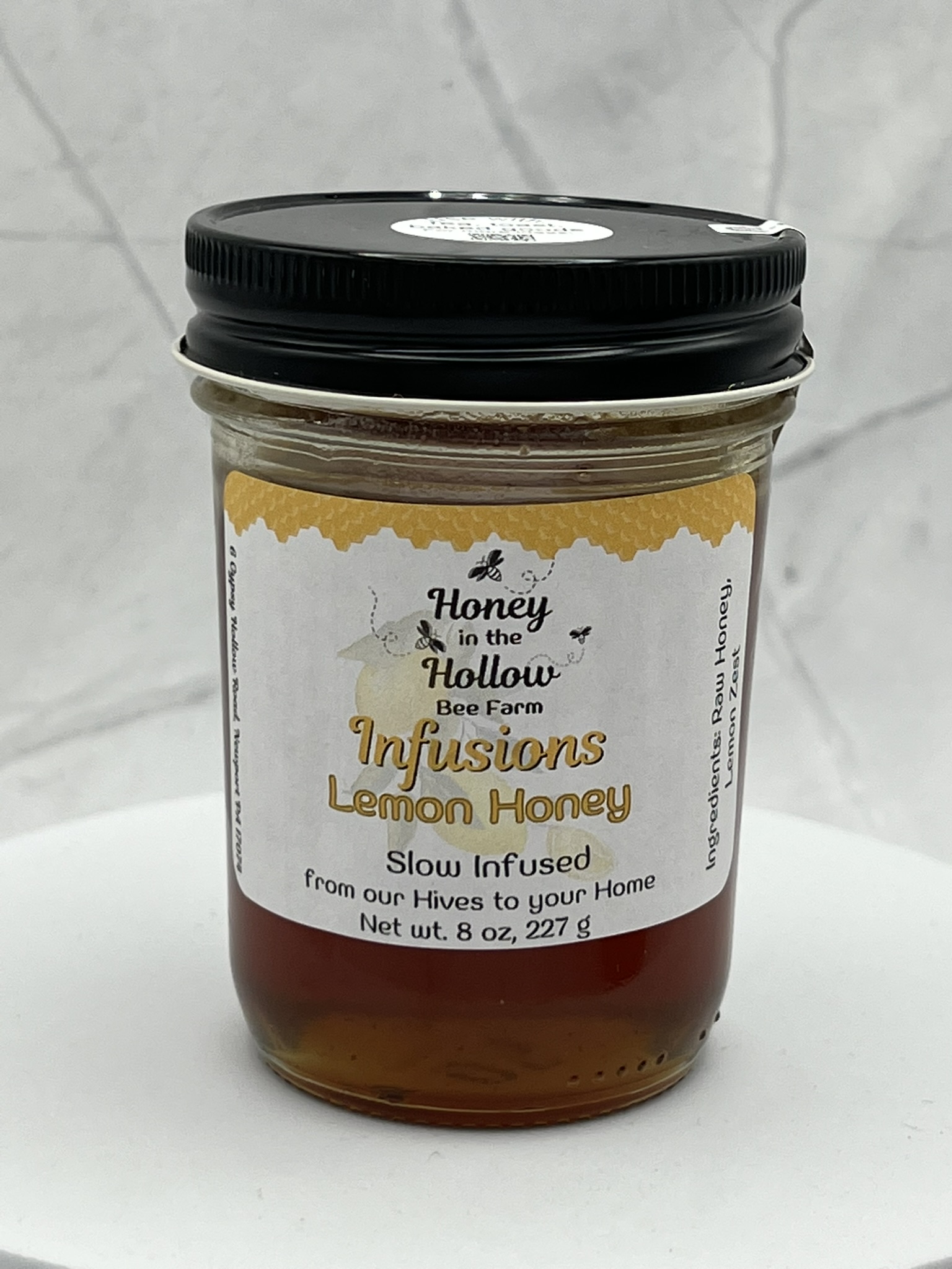 Lemon Honey - Honey in the Hollow Bee Farm
