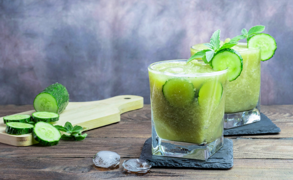 Cucumber and Mint Honey Cooler - Honey in the Hollow Bee Farm